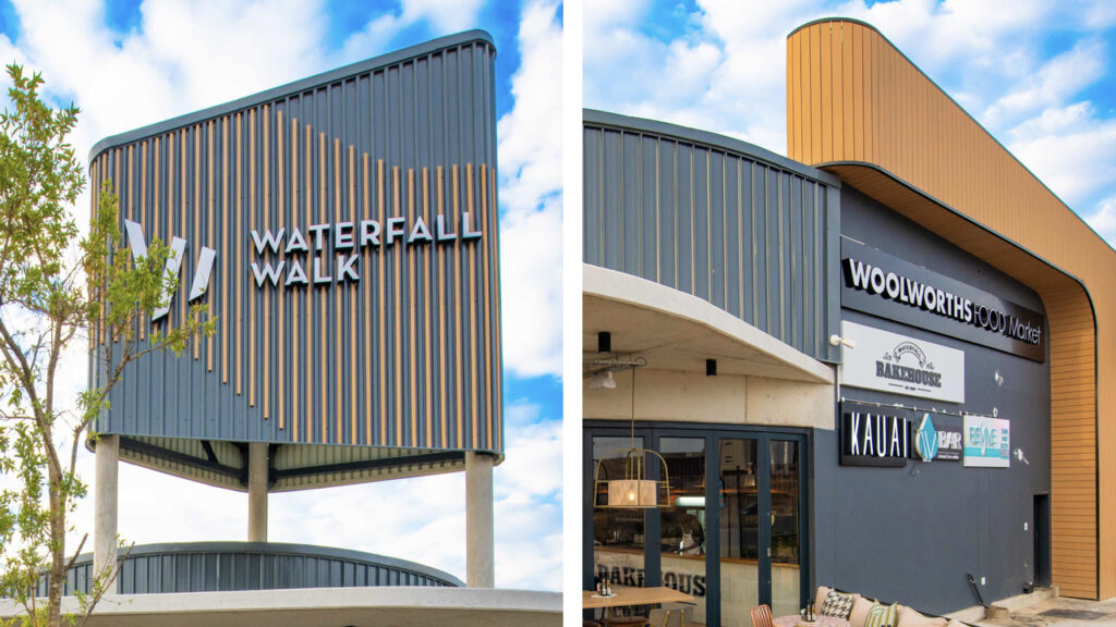 Waterfall Walk and Leaping Frog Retail Centre- shopping centre revamps